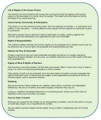 seven principles cst – Our Lady of Guadalupe Church