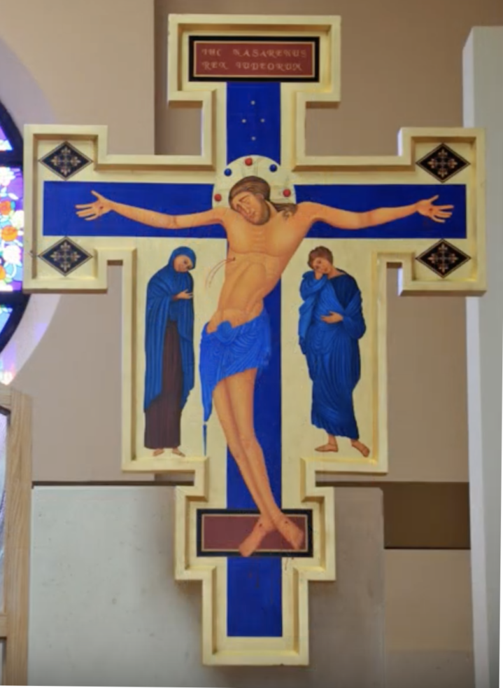 The Blue Cross at OLG – Our Lady of Guadalupe Church